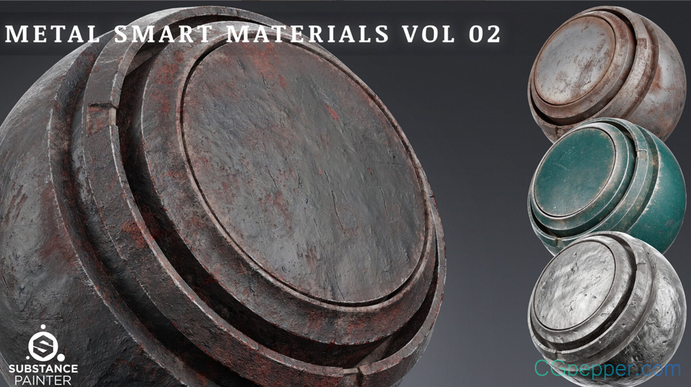 金属智能材料_Metal Smart Materials vol 02 – CGPepper-专注优质三维资源