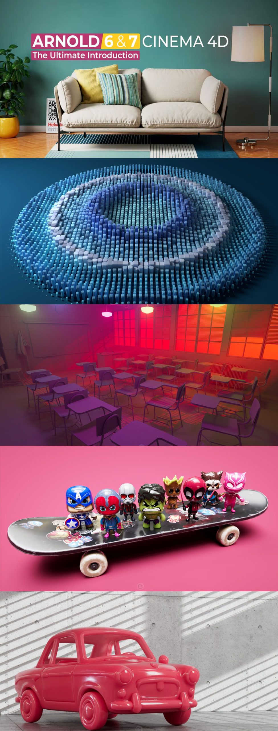 MographPlus C4D Arnold阿诺德渲染器终极进阶教程(英文无字幕) – CGPepper-专注优质三维资源